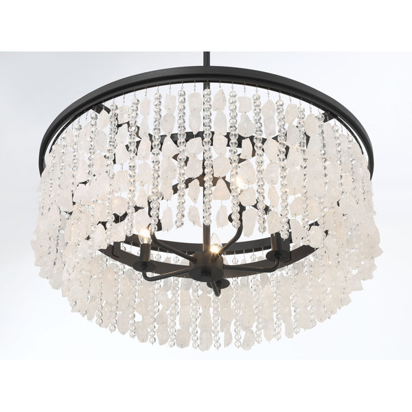 Minka Lavery Shimmering Elegance - 5 Light Chandelier In Sand Coal Finish | Wayfair